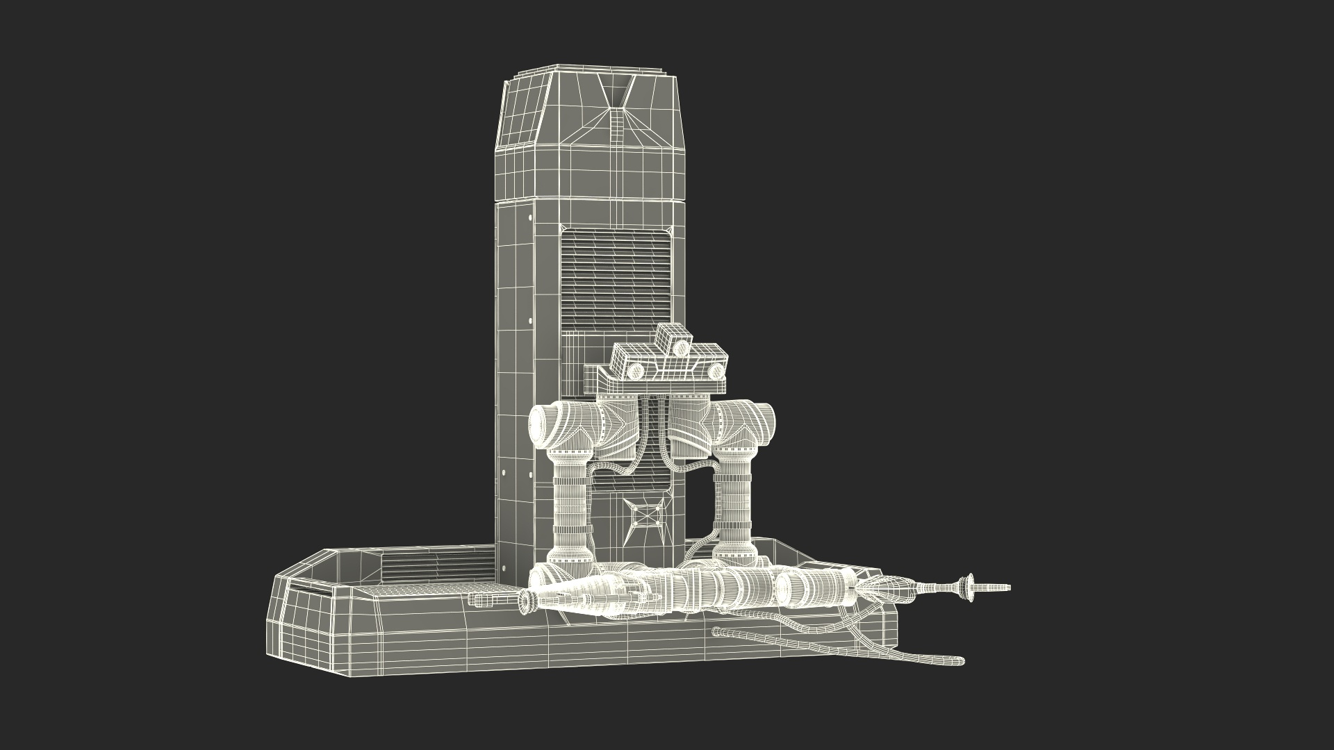 3D Smart Gas Pumping Robot Blue Housing Rigged Model - TurboSquid 2409335