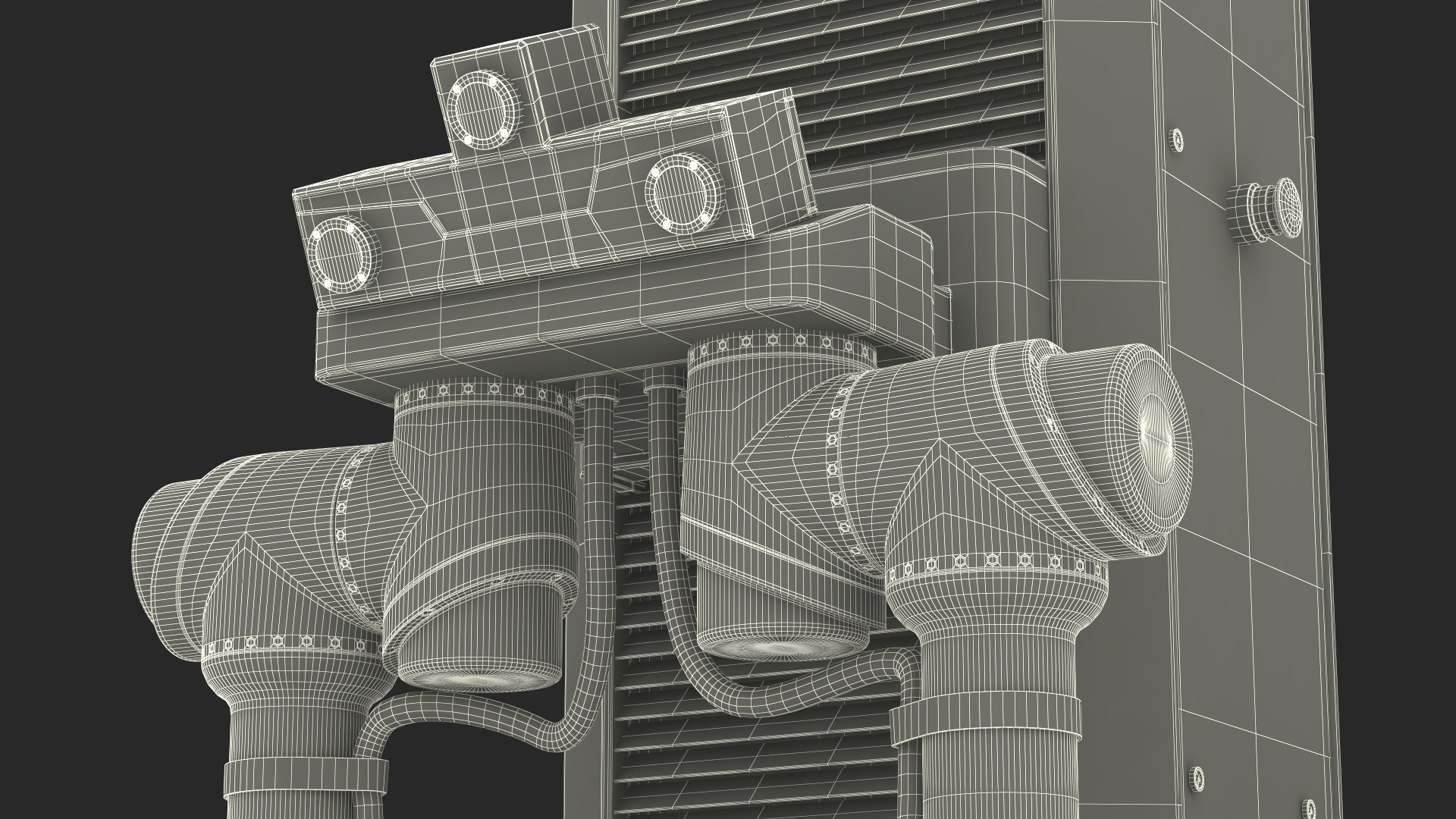 3D Smart Gas Pumping Robot Blue Housing Rigged Model - TurboSquid 2409335