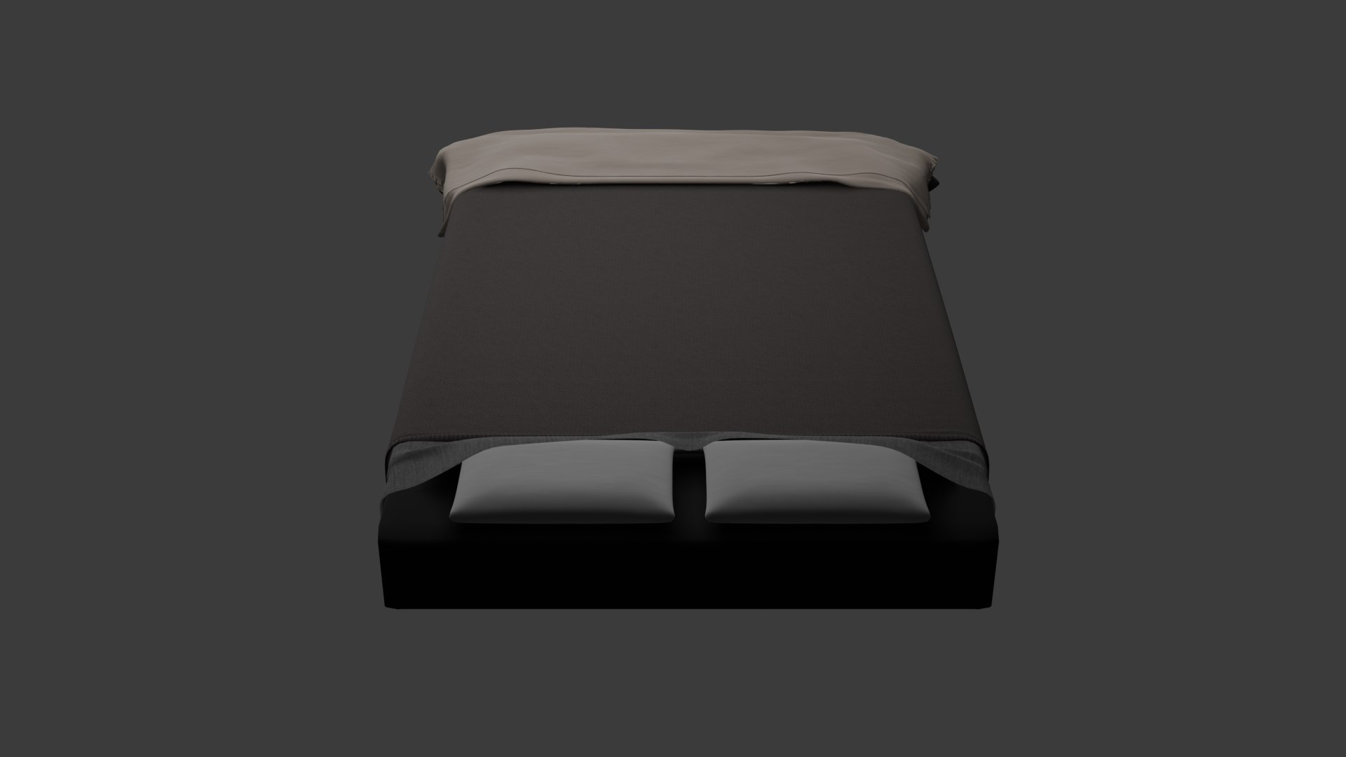 Simple Bed Model - TurboSquid 2240169