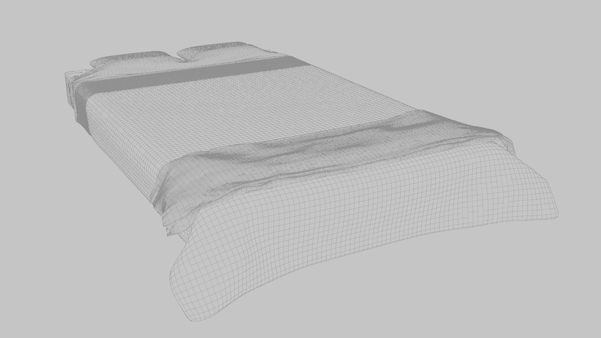Simple Bed Model - TurboSquid 2240169