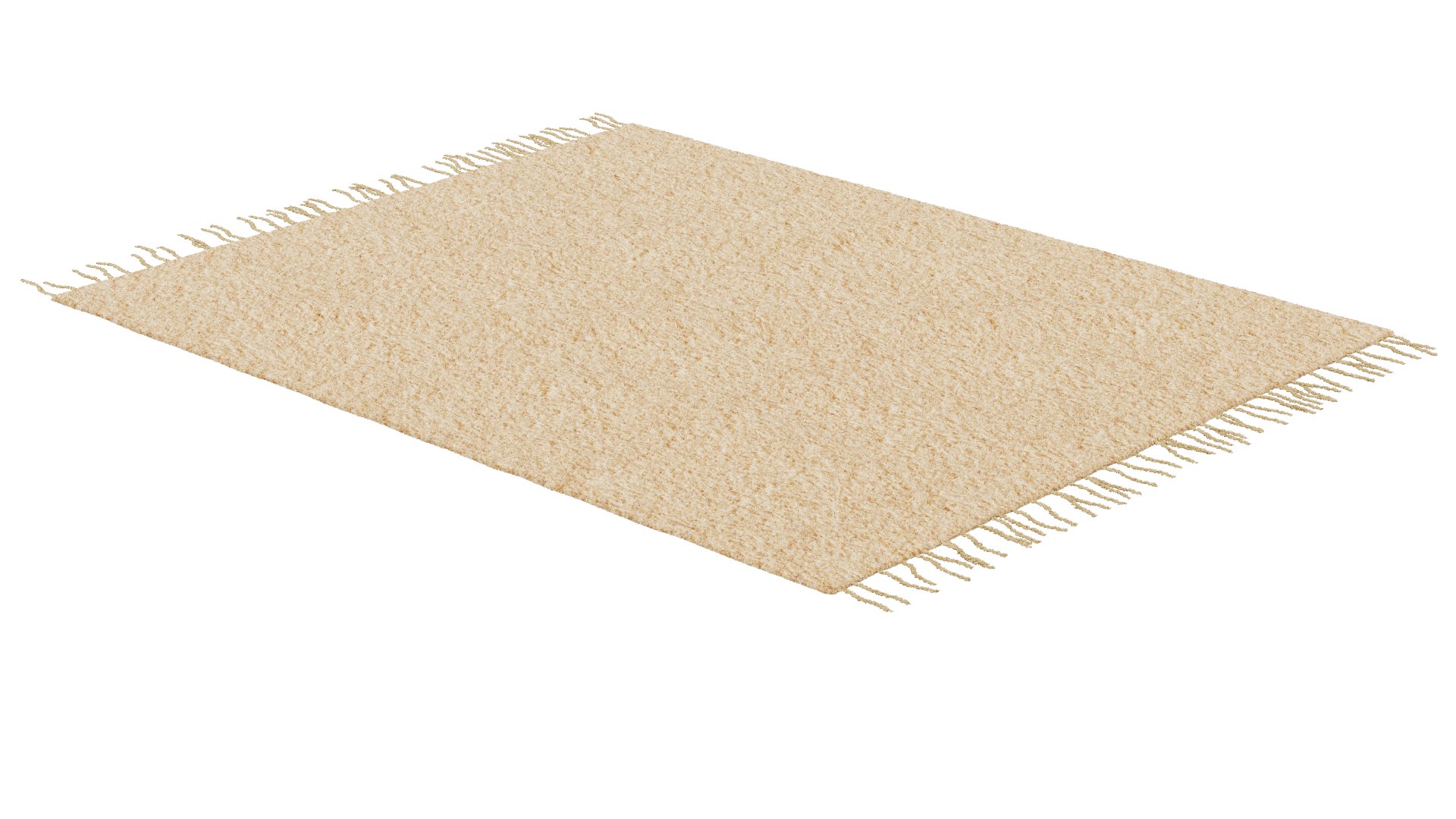 Solid Woven Shag Rag Rug 3D Model - TurboSquid 2238711