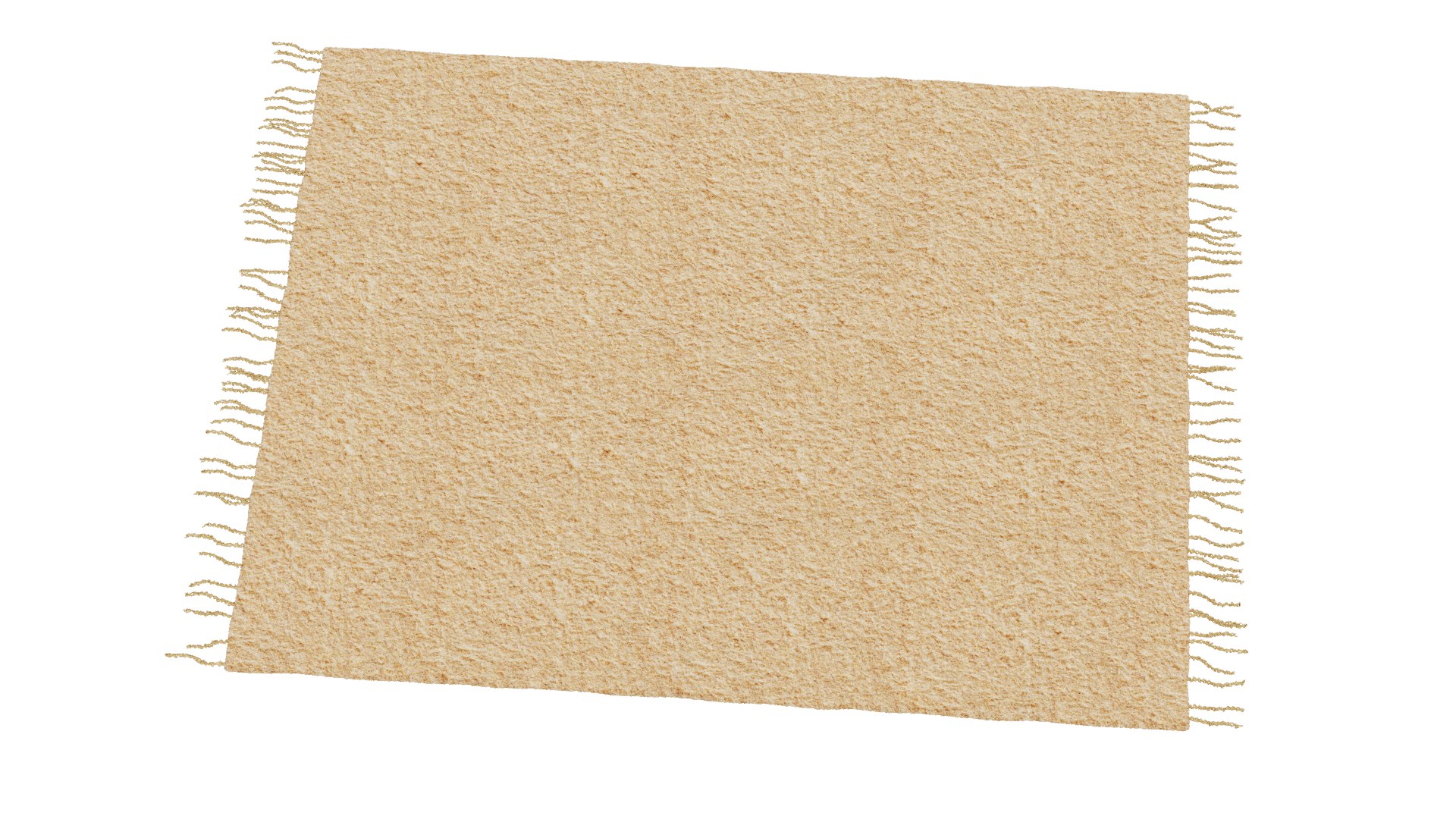 Solid Woven Shag Rag Rug 3D Model - TurboSquid 2238711