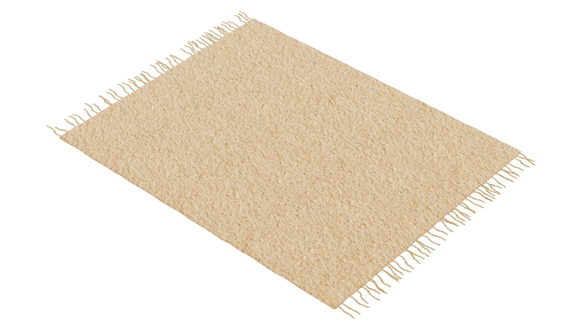 Solid Woven Shag Rag Rug 3D Model - TurboSquid 2238711