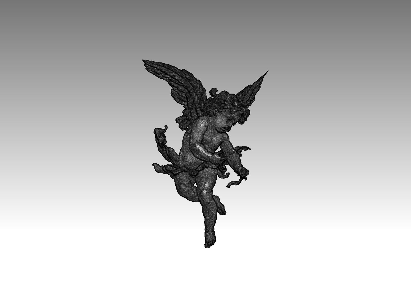 3D Angel Man Relief - TurboSquid 2388819