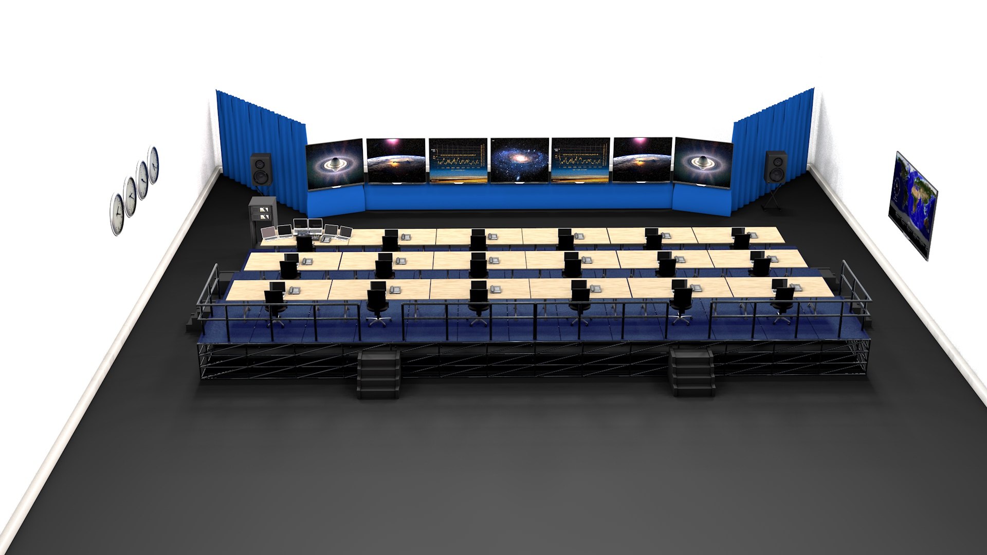 3D Model Control Room - TurboSquid 2106601