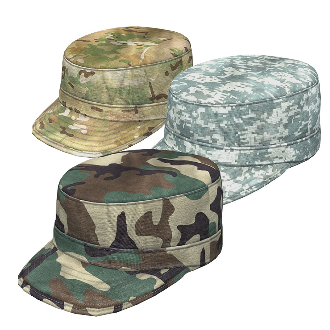 Army Patrol Cap Set Obj