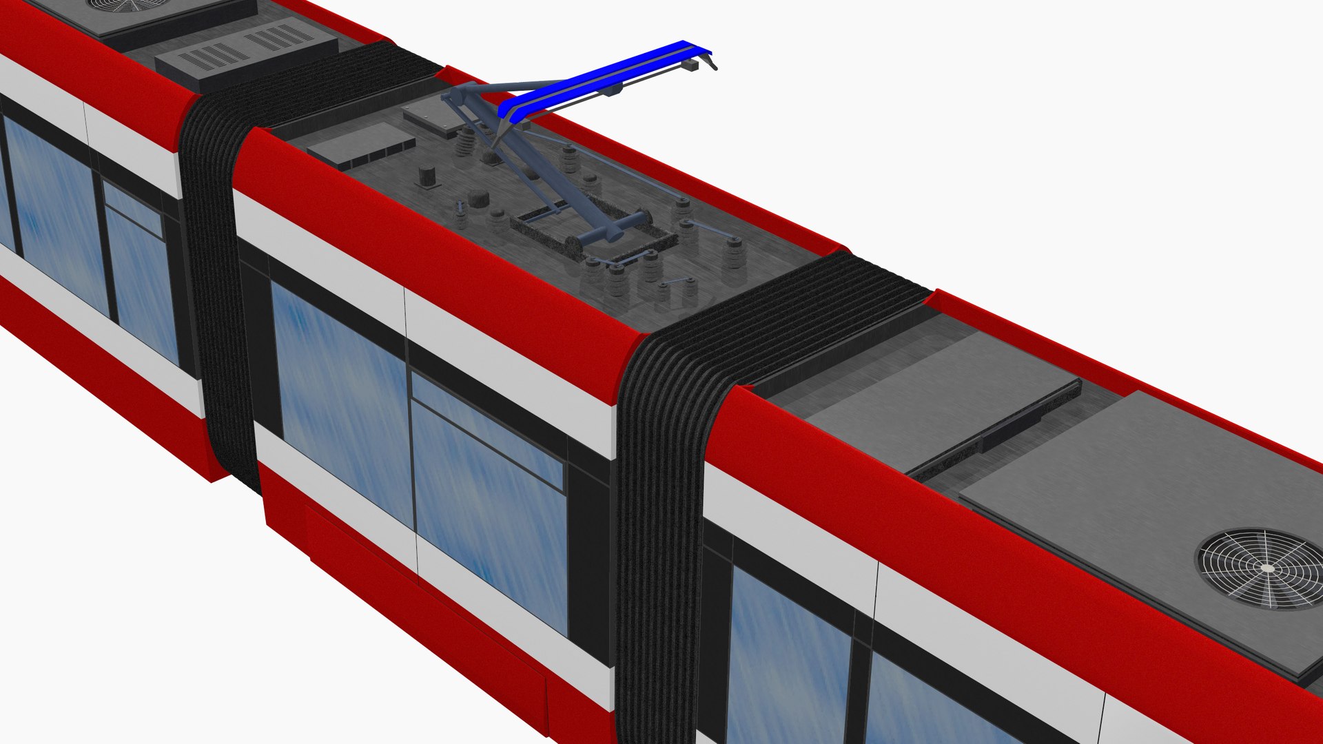 3D Toronto Clrv Flexity Outlook Tram - TurboSquid 2031959