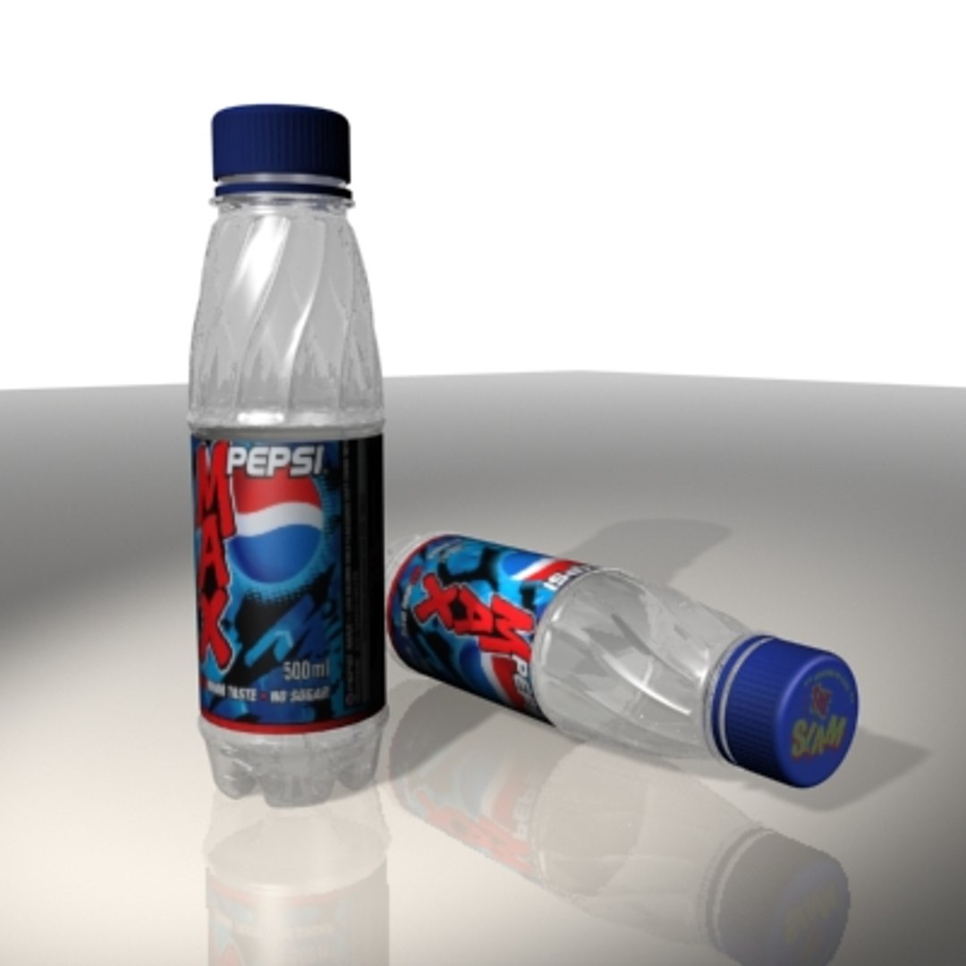 3d pepsi bottle