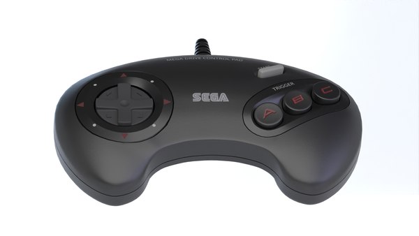 modelo 3d Sega Mega Drive Génesis - TurboSquid 2054910