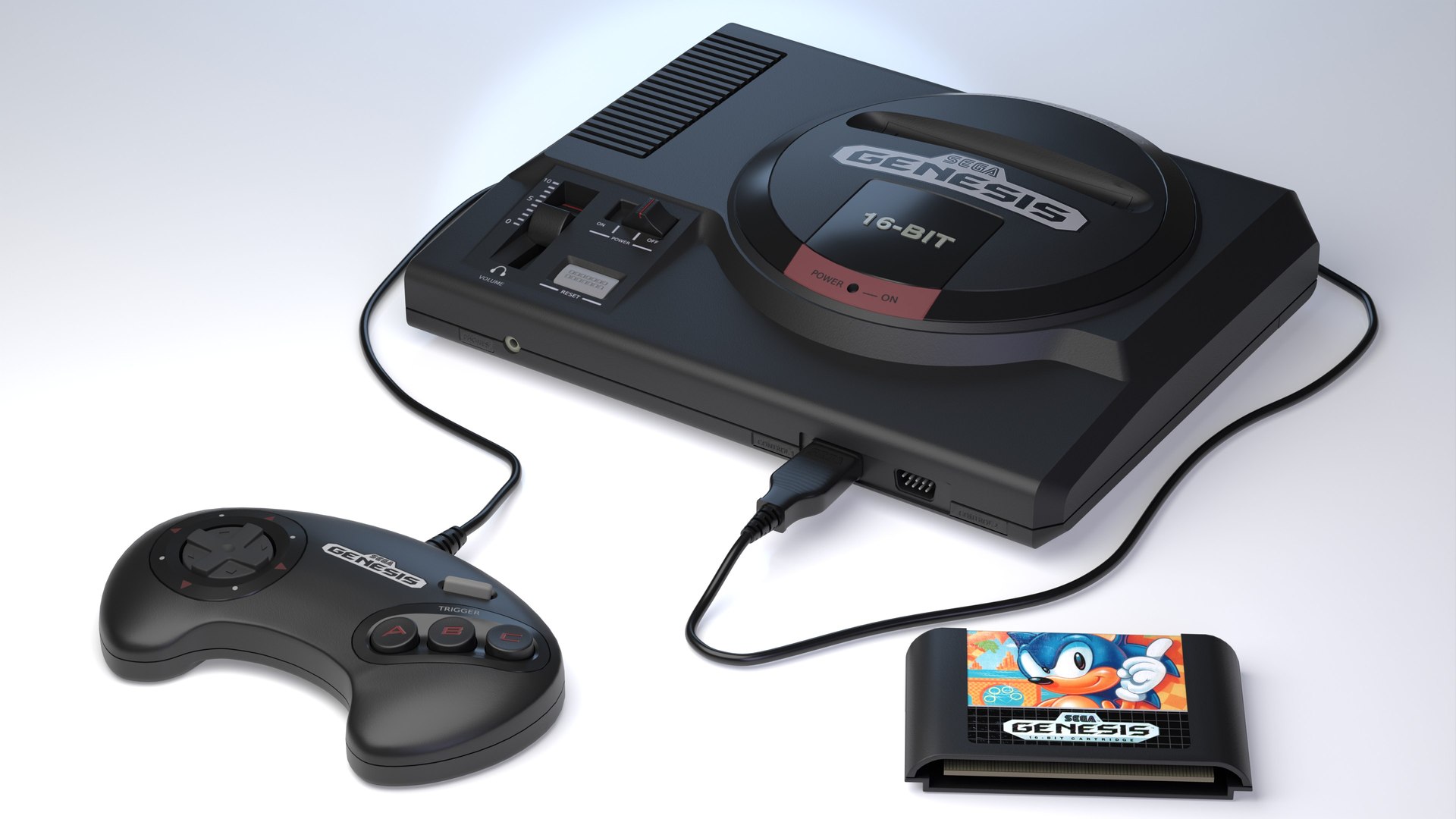 3D Sega Mega Drive Genesis Model - TurboSquid 2054910