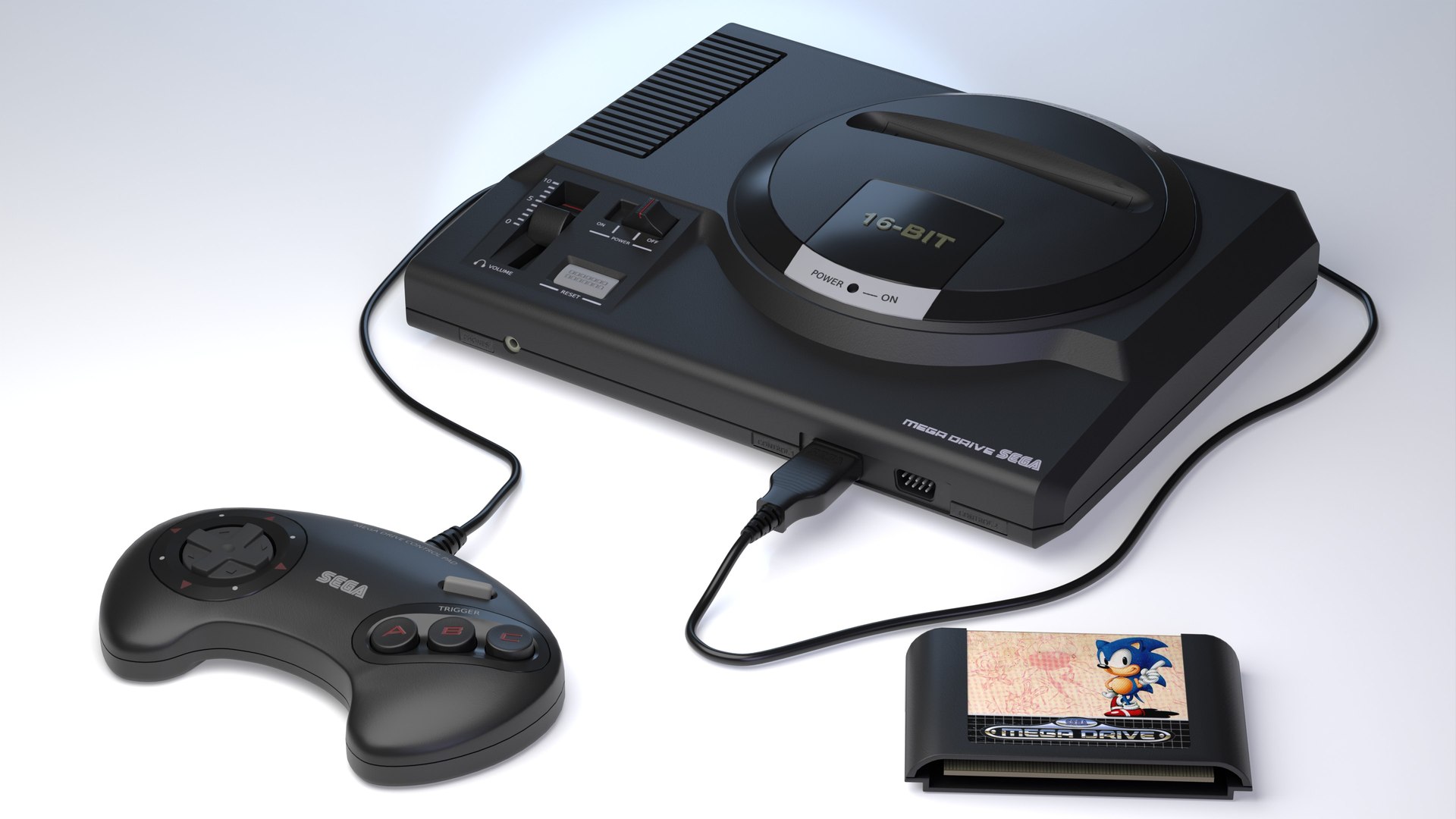3D Sega Mega Drive Genesis model - TurboSquid 2054910
