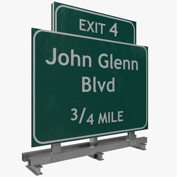 Highway Signage Maya Models for Download | TurboSquid