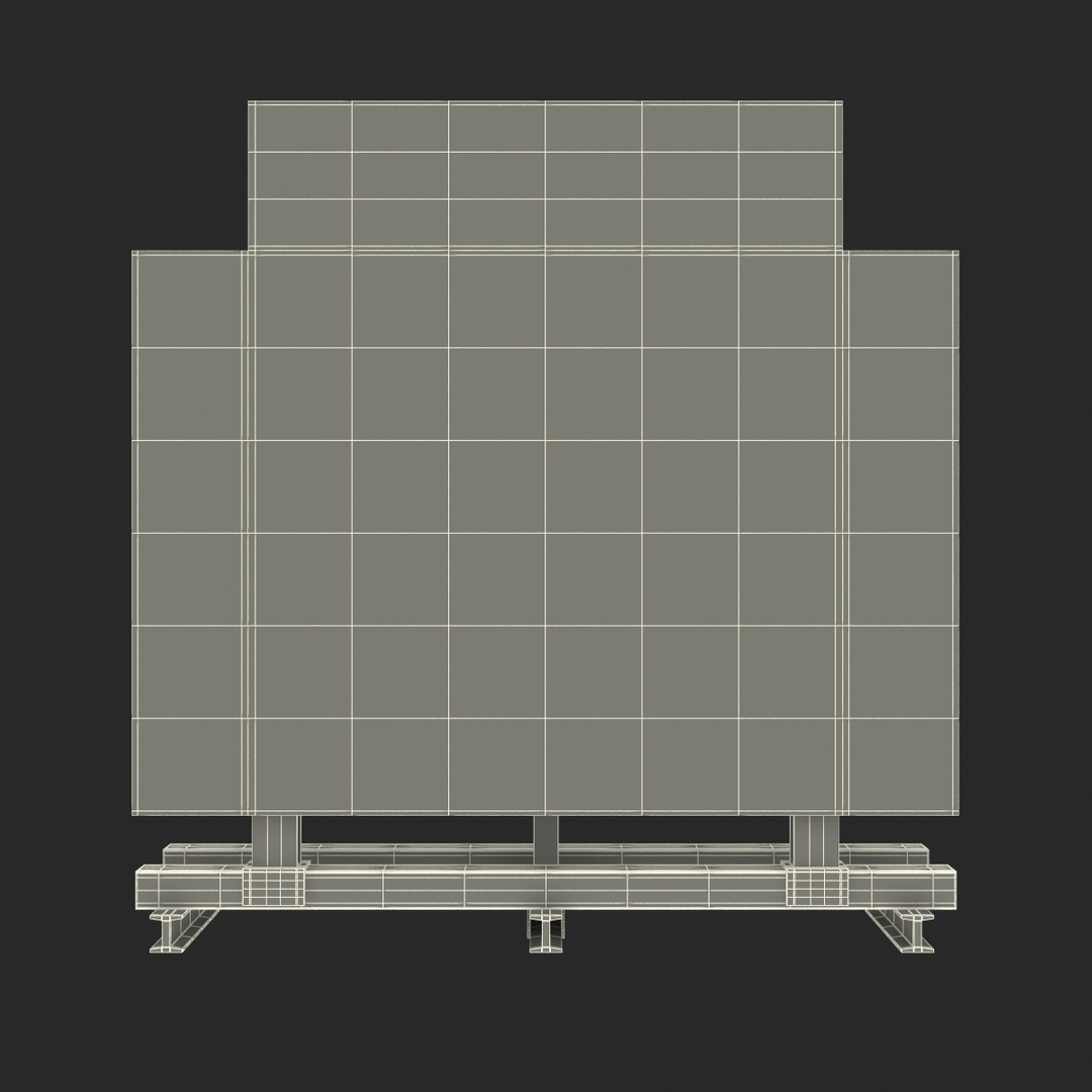 3d highway signage 5 model