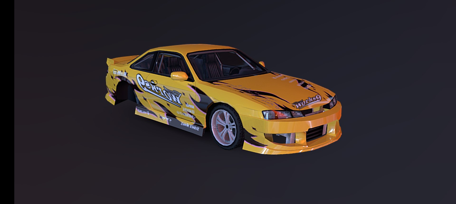 Nissan Silvia S14 Works9 Low Poly - TurboSquid 2288605