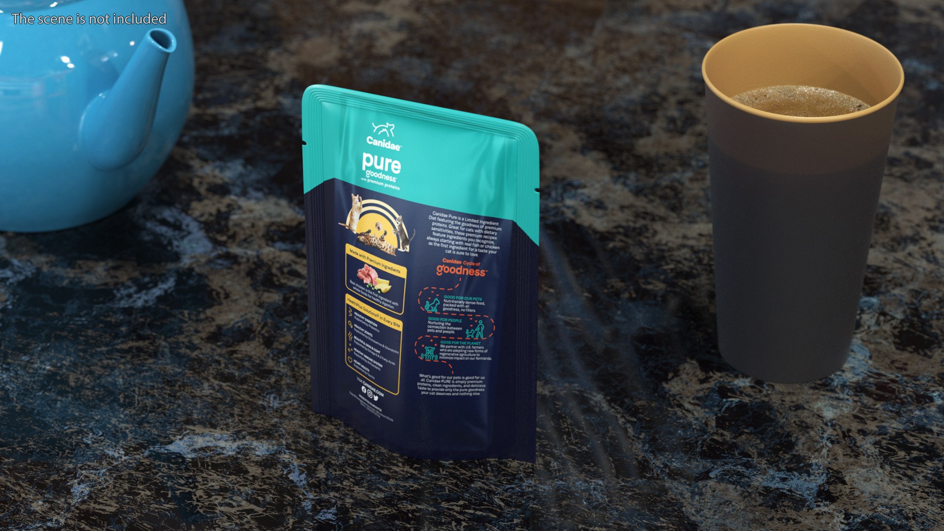 3D Cat Food Pouch Canidae - TurboSquid 2111009