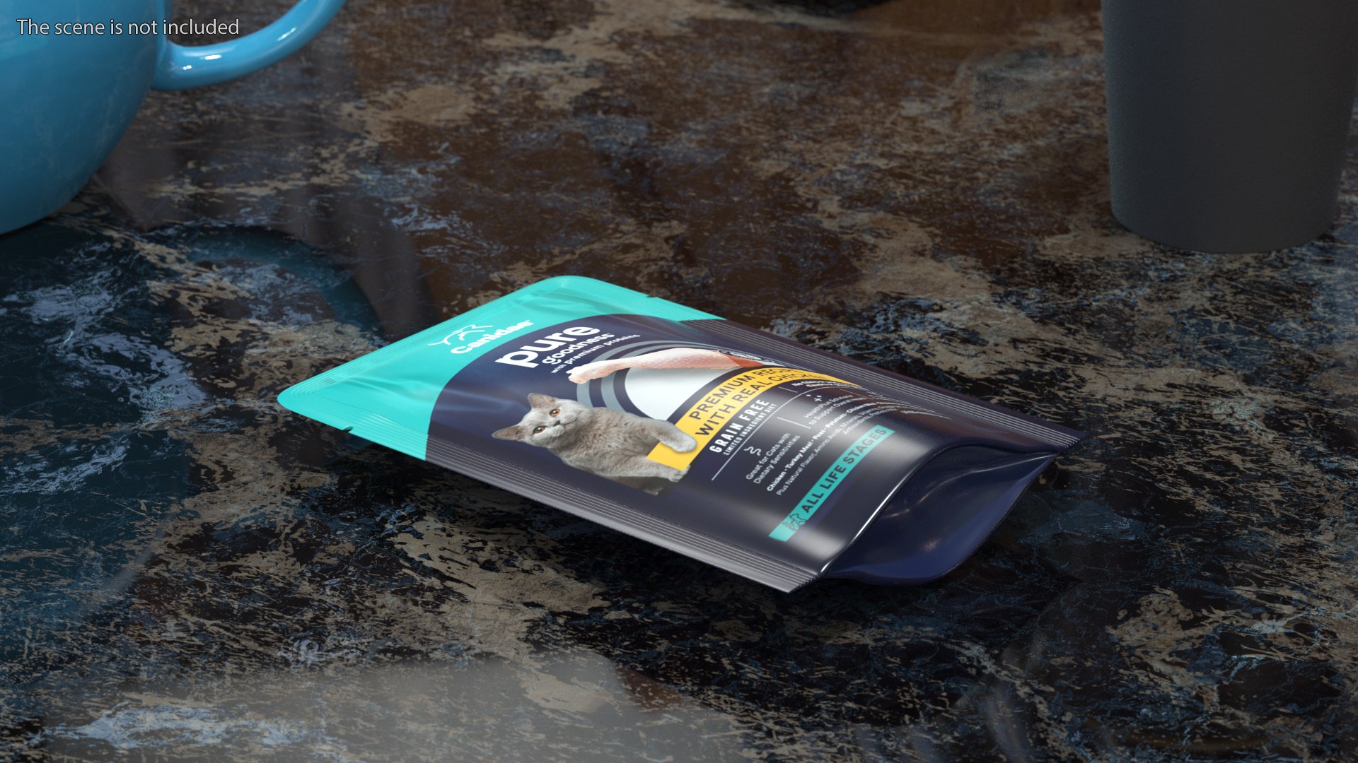 3D Cat Food Pouch Canidae - TurboSquid 2111009