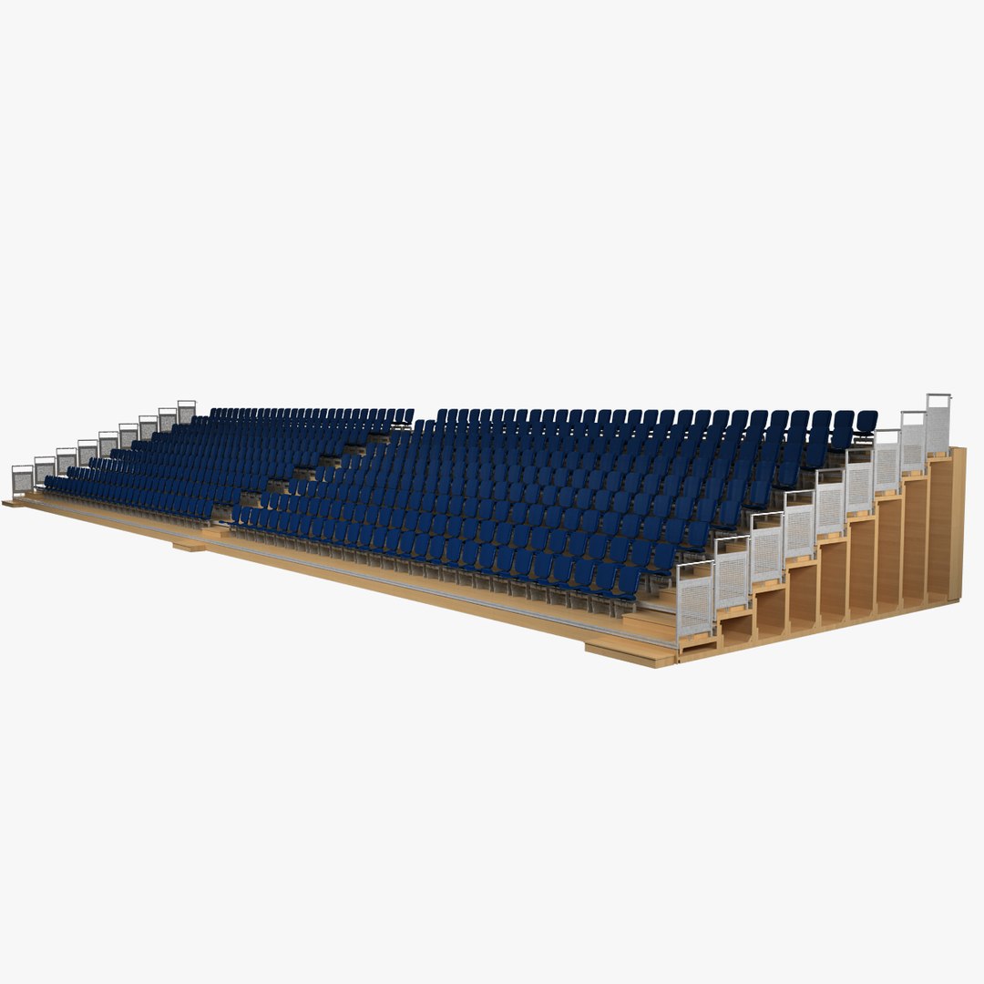 Sports Hall Seating Stand 3ds