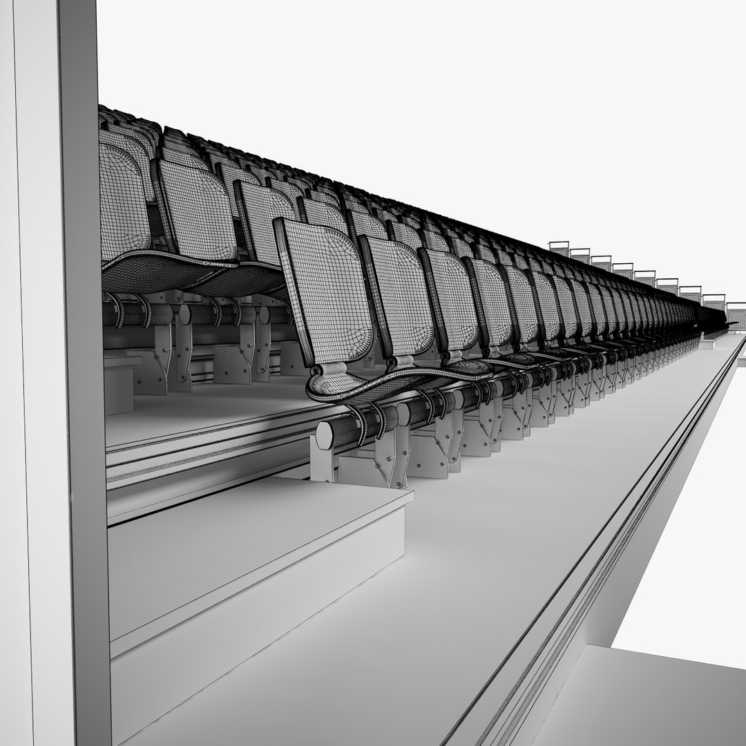 Sports Hall Seating Stand 3ds