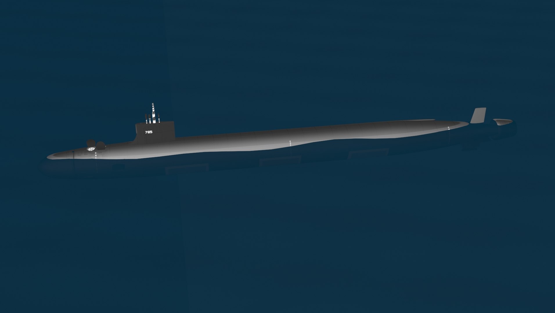 3D Model Virginia Class SSN 785 USS John Warner - TurboSquid 1766628