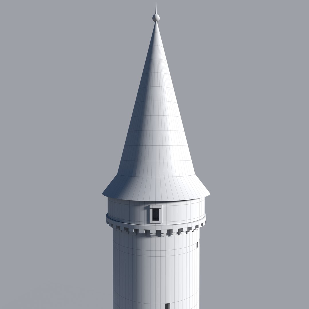 Castle tower 3D model - TurboSquid 1325663