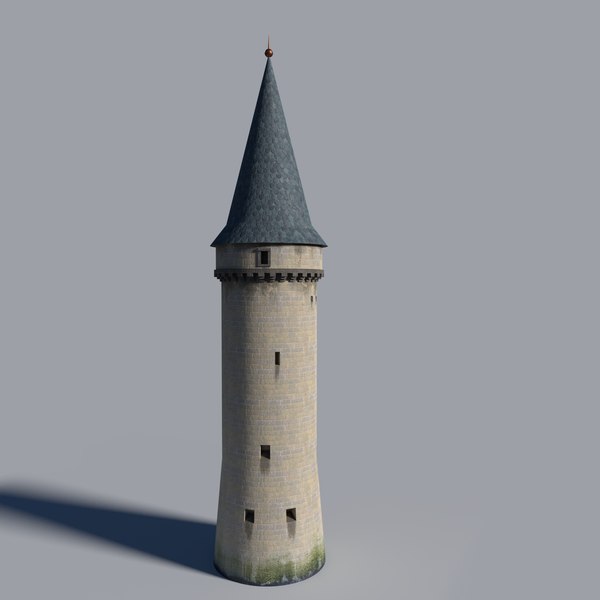 square turrets 3d model