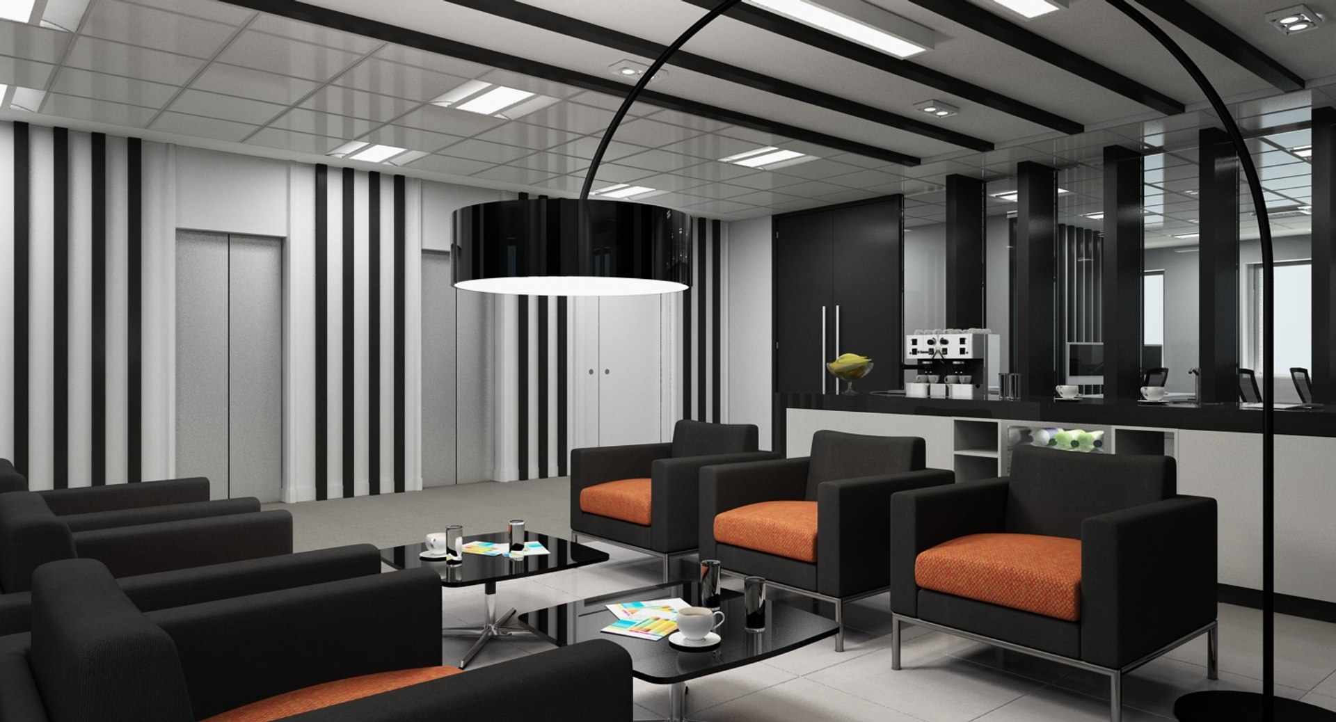 3d Model Office Interior