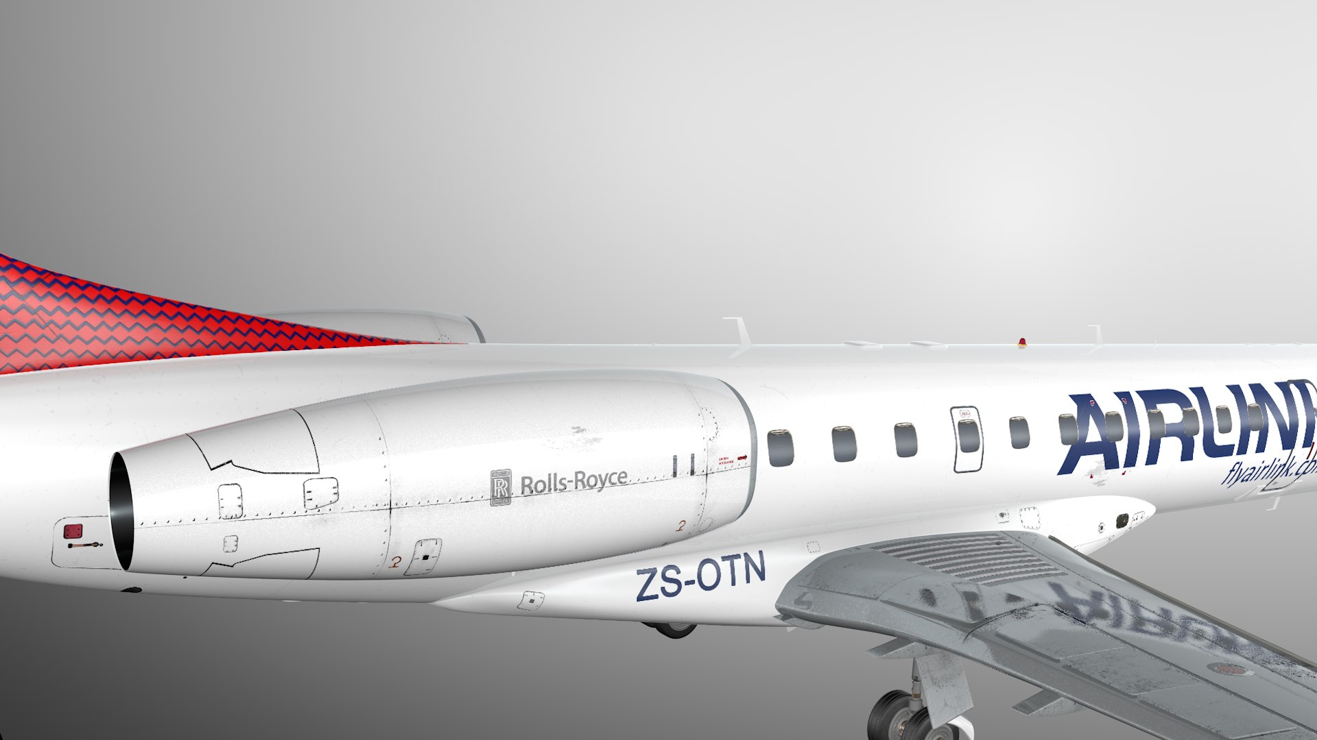 ZS-OTN Airlink Embraer ERJ-135LR L2286 3D Model - TurboSquid 2332807