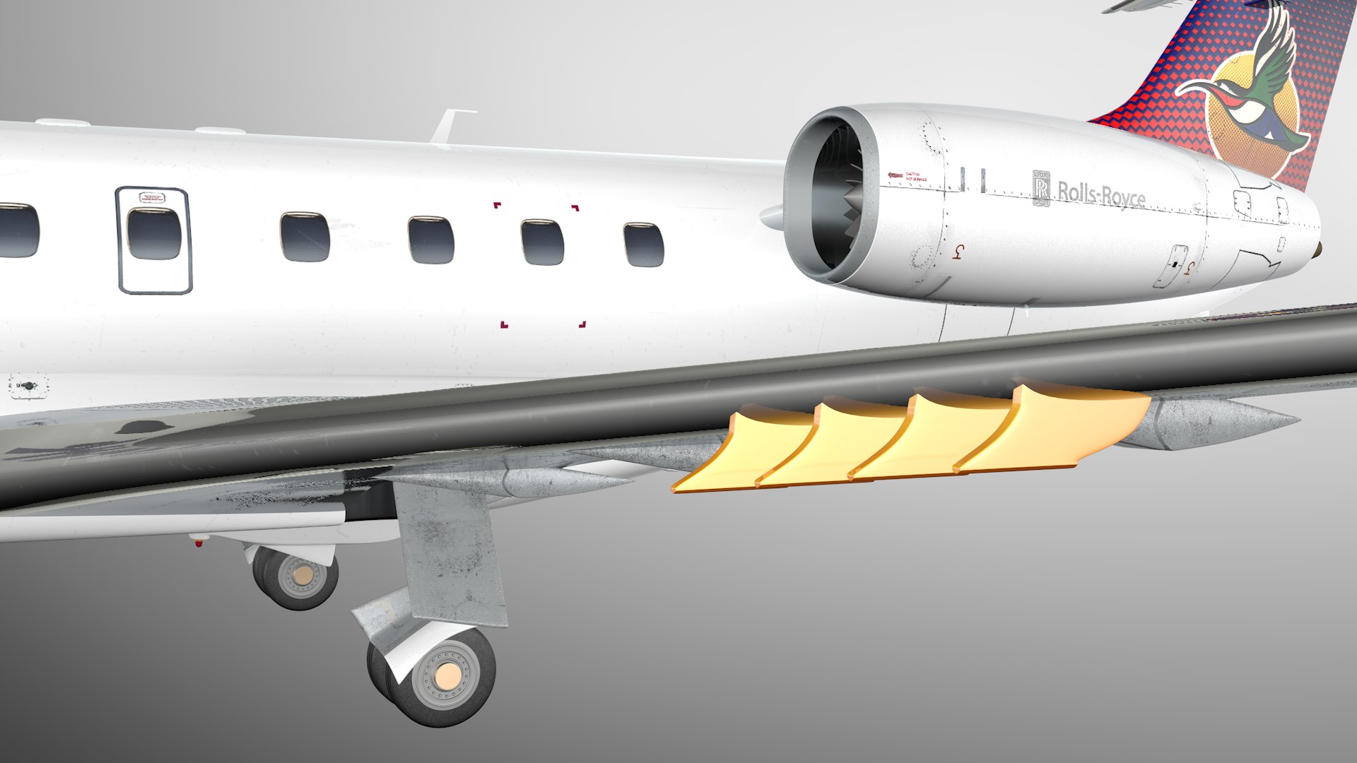 ZS-OTN Airlink Embraer ERJ-135LR L2286 3D Model - TurboSquid 2332807