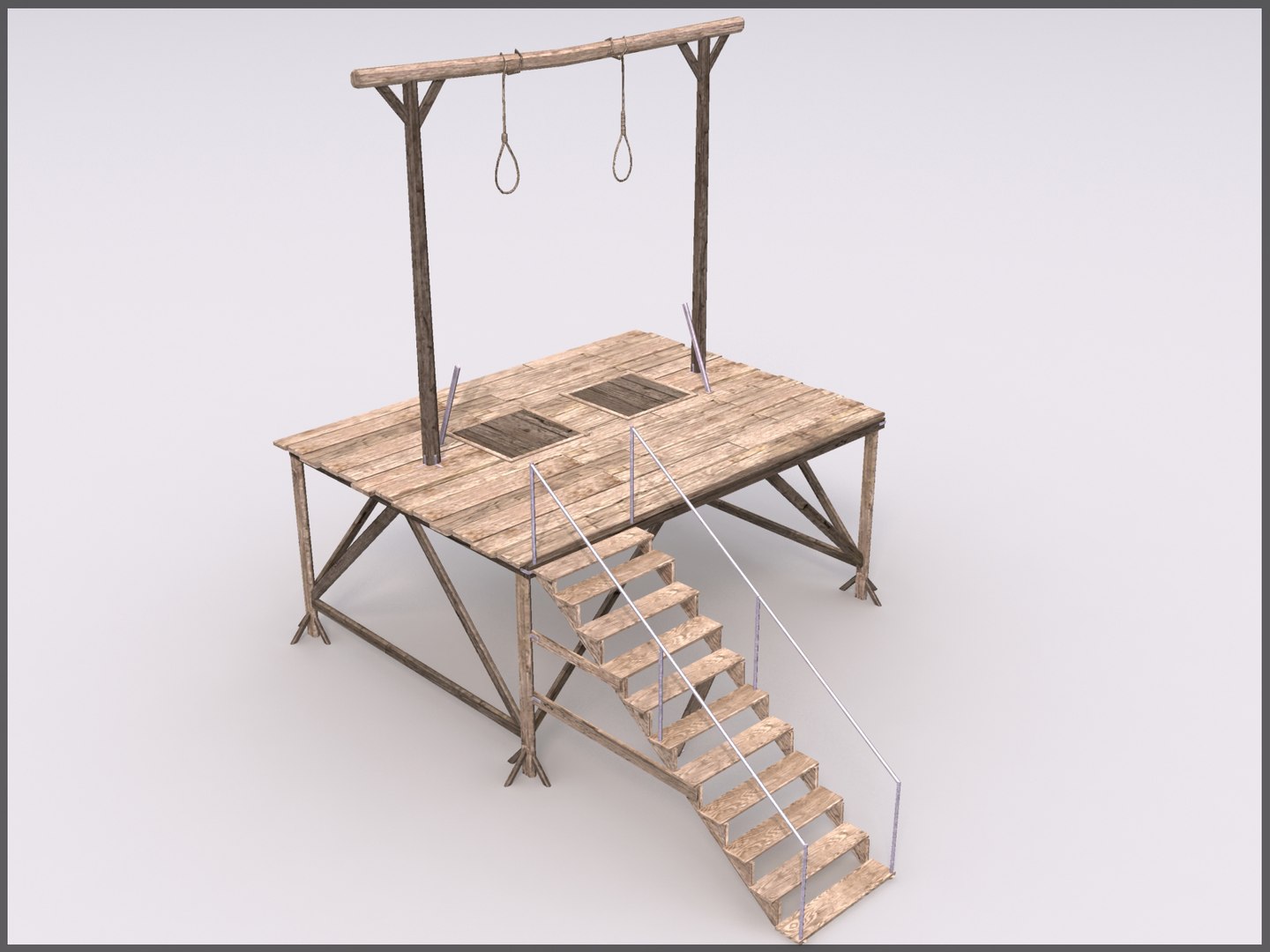 3d Gallows Games Real Model
