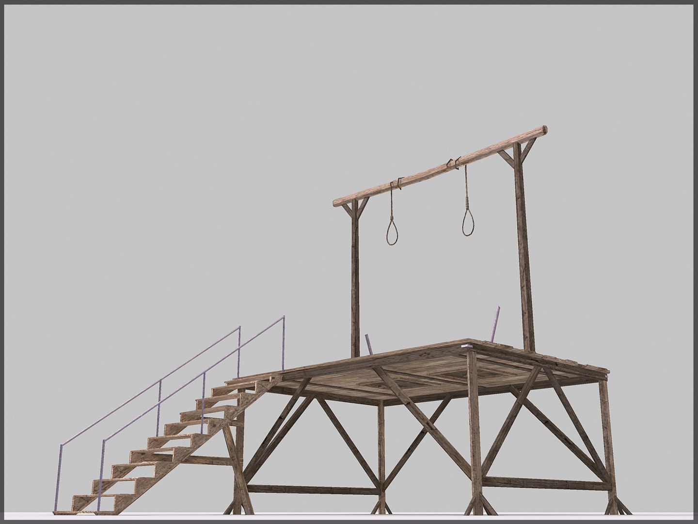 3d Gallows Games Real Model