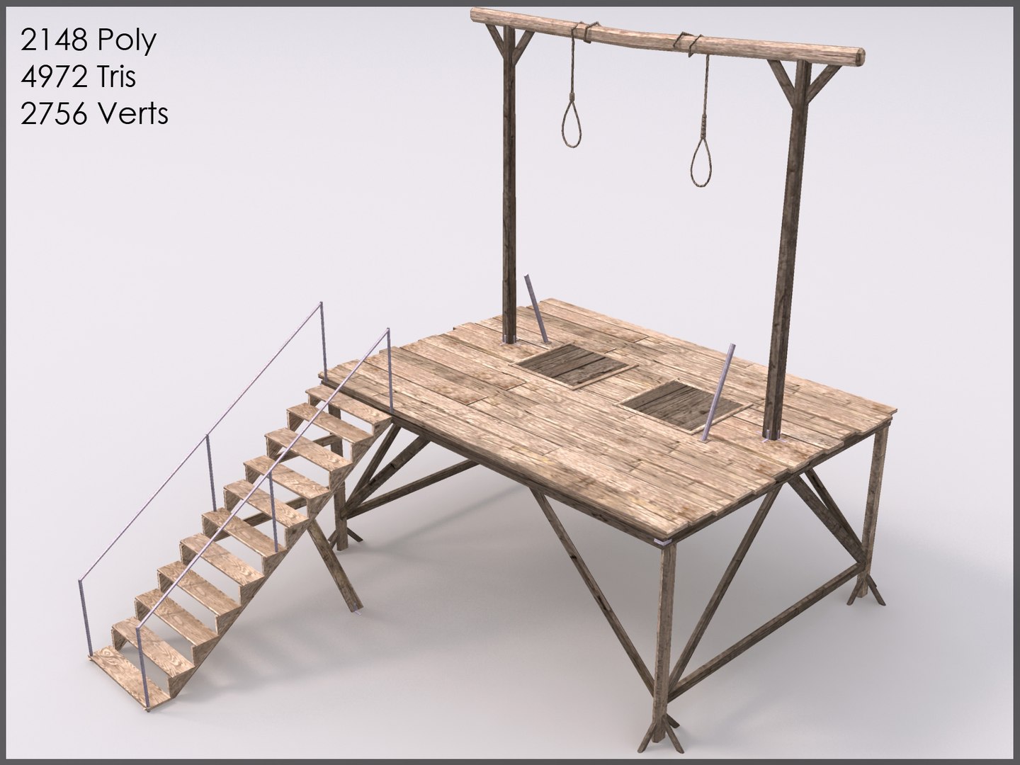 3d Gallows Games Real Model
