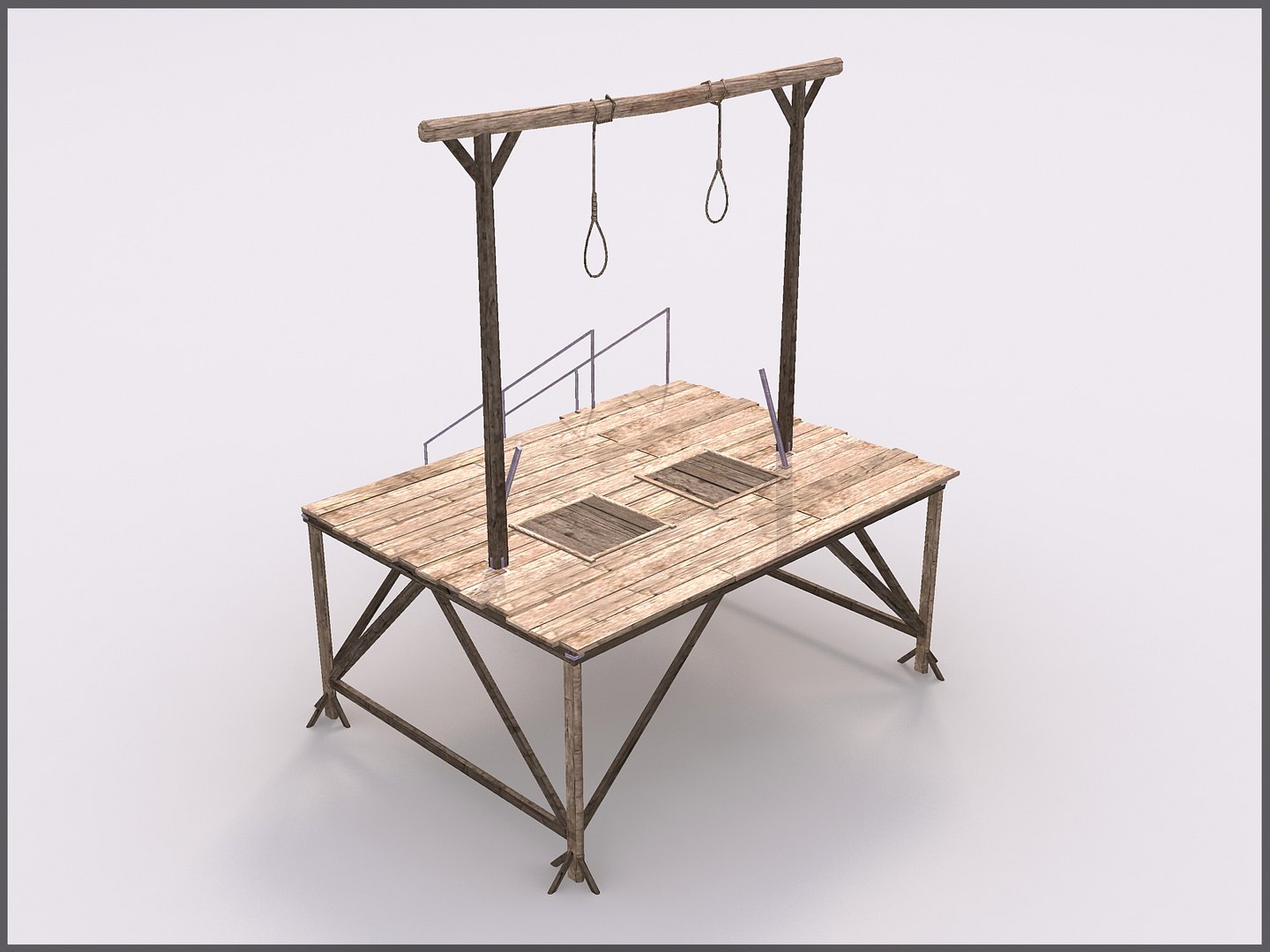 3d Gallows Games Real Model
