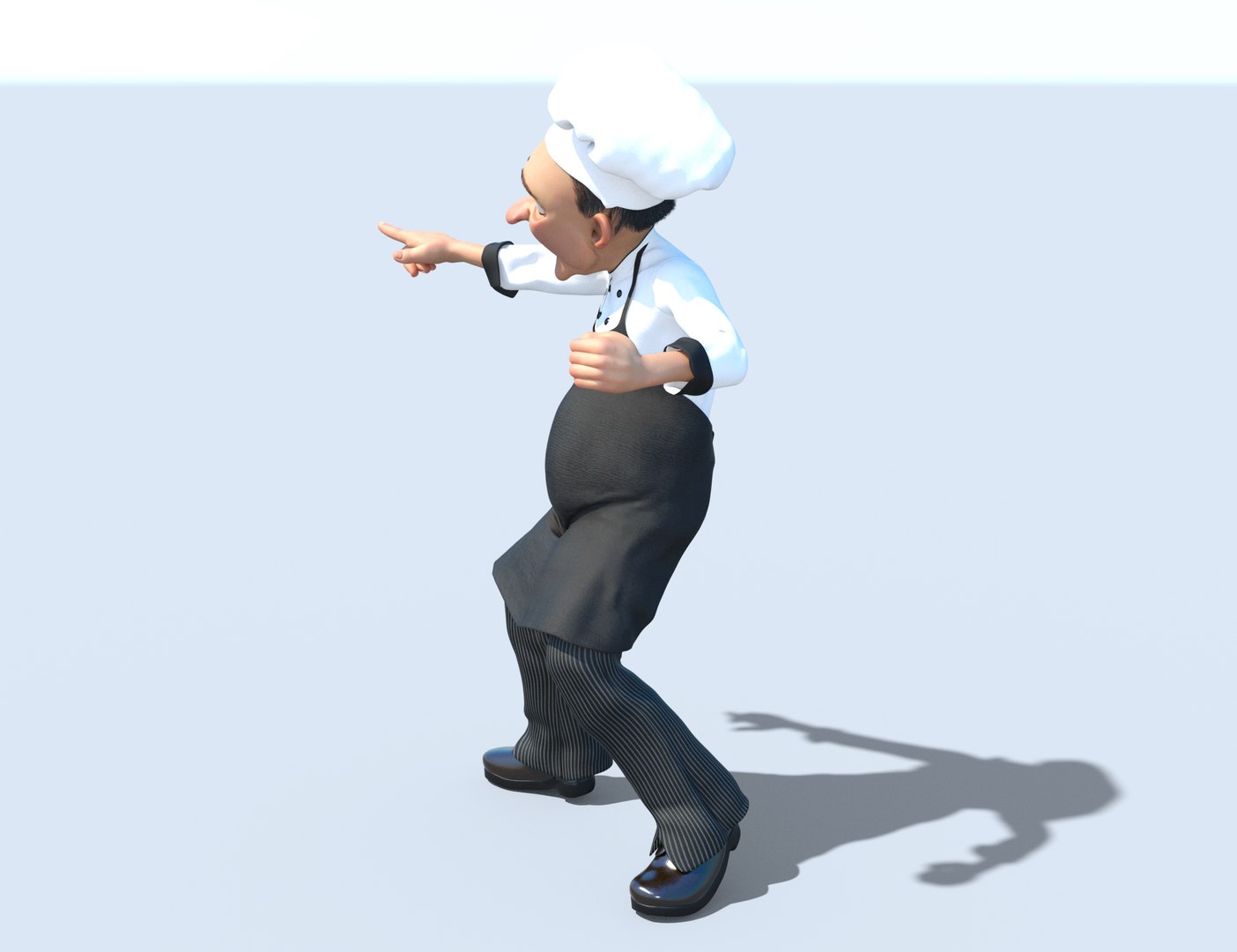 3D The Good Chef With Toon Kitchen - TurboSquid 2196098