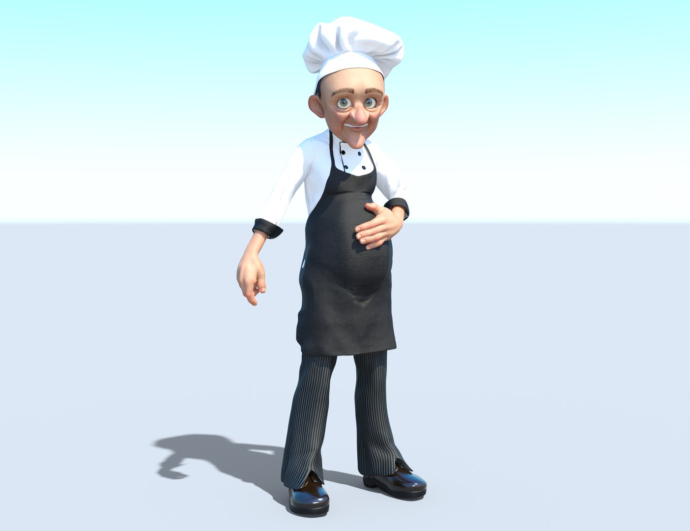 3D The Good Chef With Toon Kitchen - TurboSquid 2196098