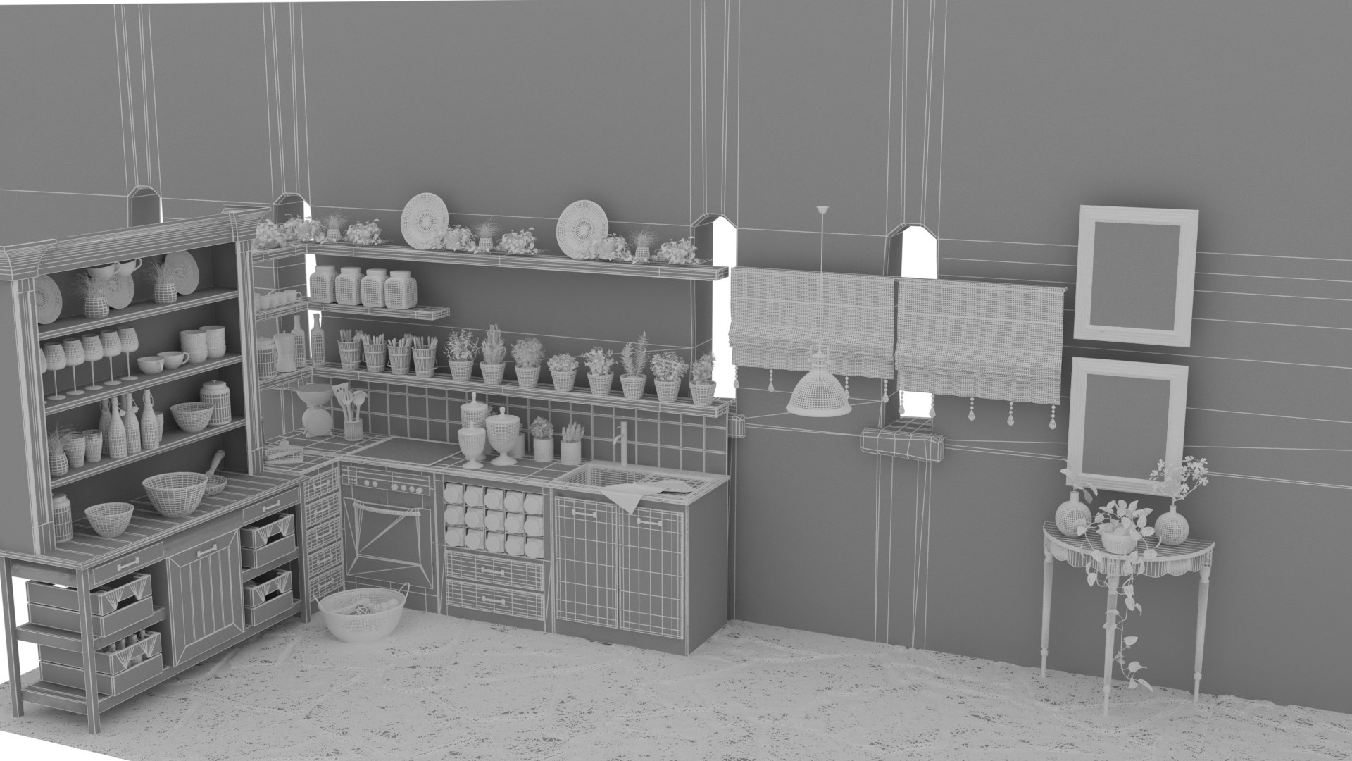 3D The Good Chef With Toon Kitchen - TurboSquid 2196098