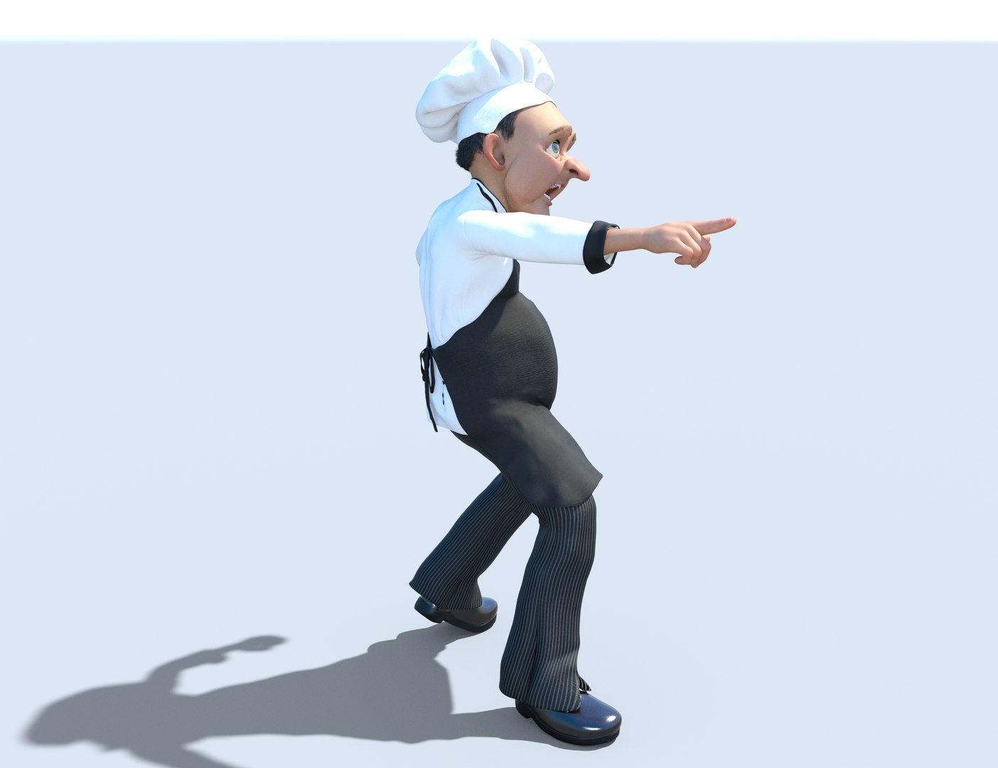 3D The Good Chef With Toon Kitchen - TurboSquid 2196098