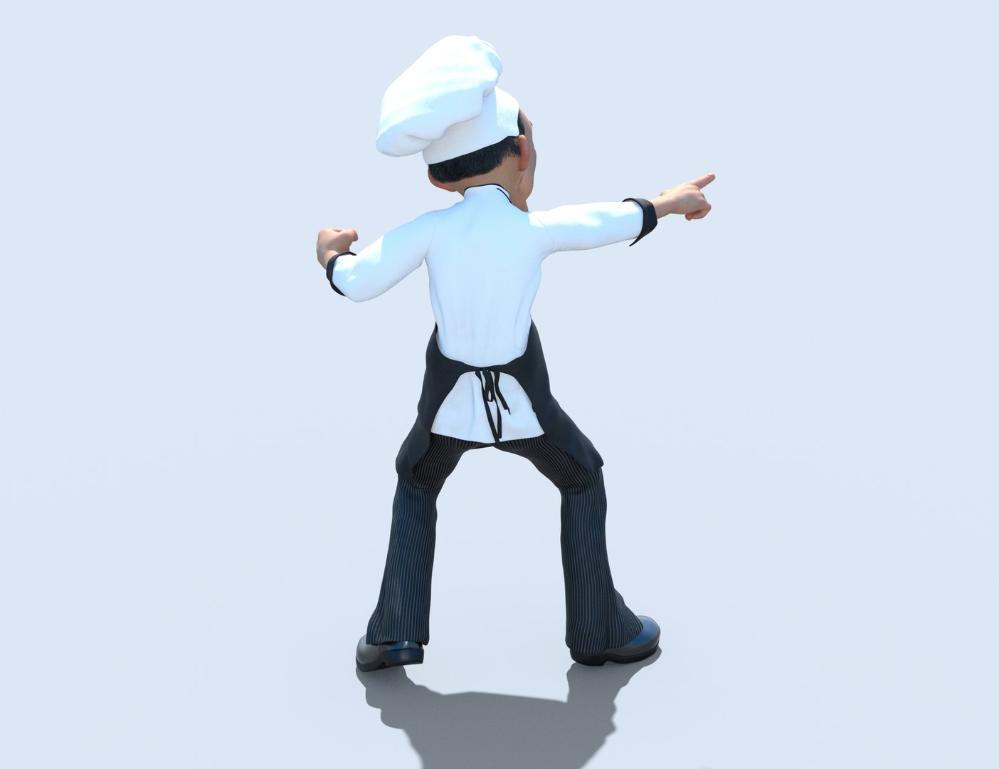 3D The Good Chef With Toon Kitchen - TurboSquid 2196098