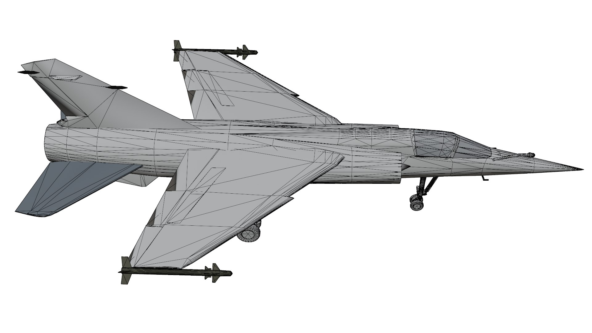 Mirage F1 3D Model - TurboSquid 2307949