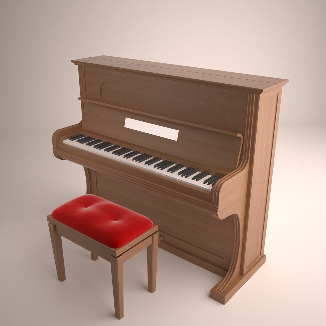 Piano Chair 3D Model - TurboSquid 1399147