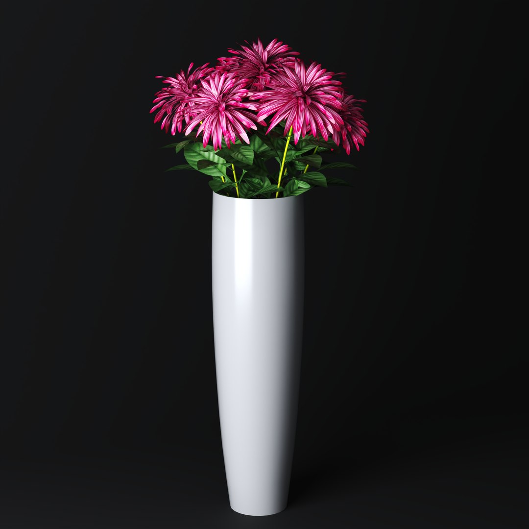 3D Indoor Plant Flower In A Pot 3D Model - TurboSquid 2189801