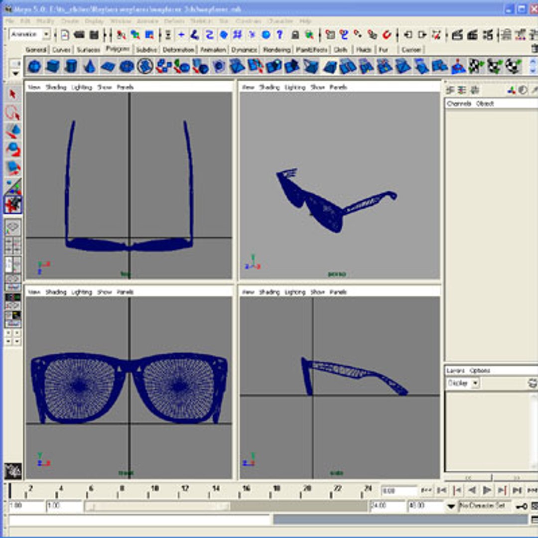 Sunglasses Glass 3d Max