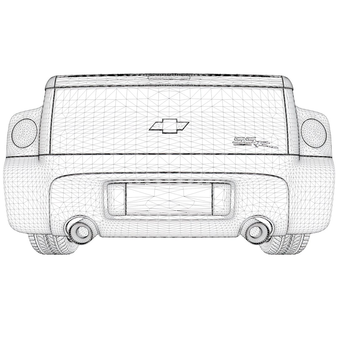 3D Chevrolet SSR - 2003 model - TurboSquid 2139065