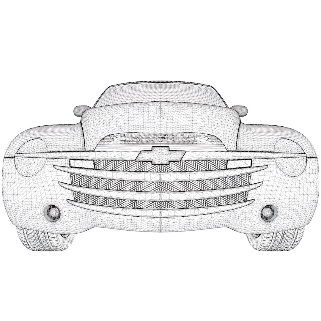 3D Chevrolet SSR - 2003 model - TurboSquid 2139065