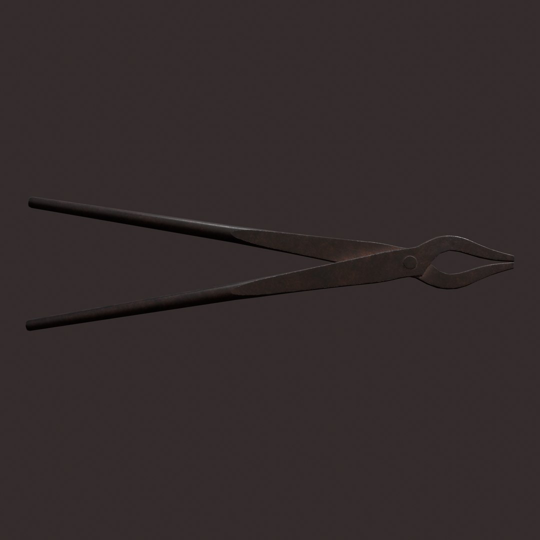 Medieval Fishing Pliers 3D Model - TurboSquid 1600028