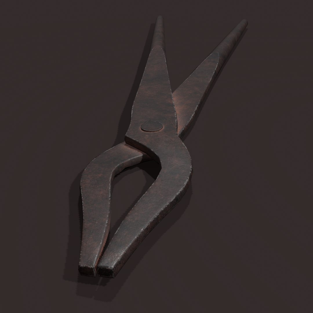 Medieval Fishing Pliers 3D Model - TurboSquid 1600028
