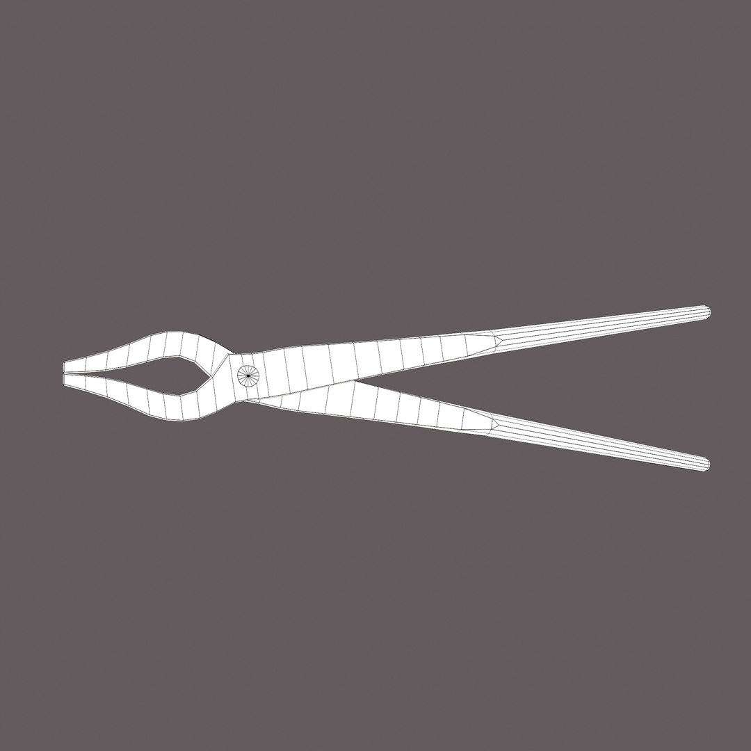 Medieval fishing pliers 3D model - TurboSquid 1600028