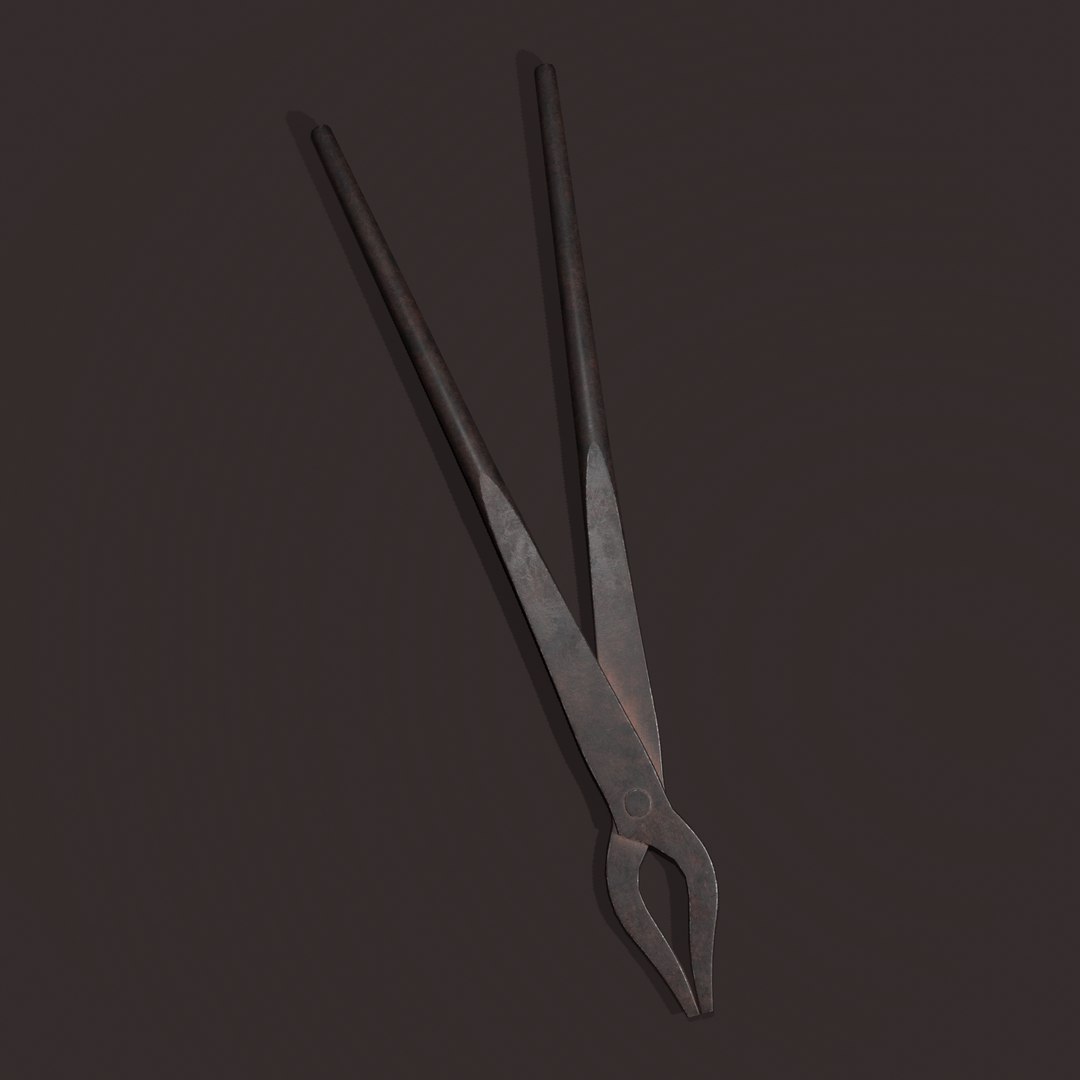 Medieval Fishing Pliers 3D Model - TurboSquid 1600028