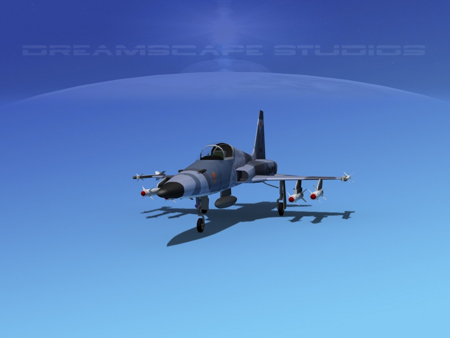 3d model f-5 fighter northrop