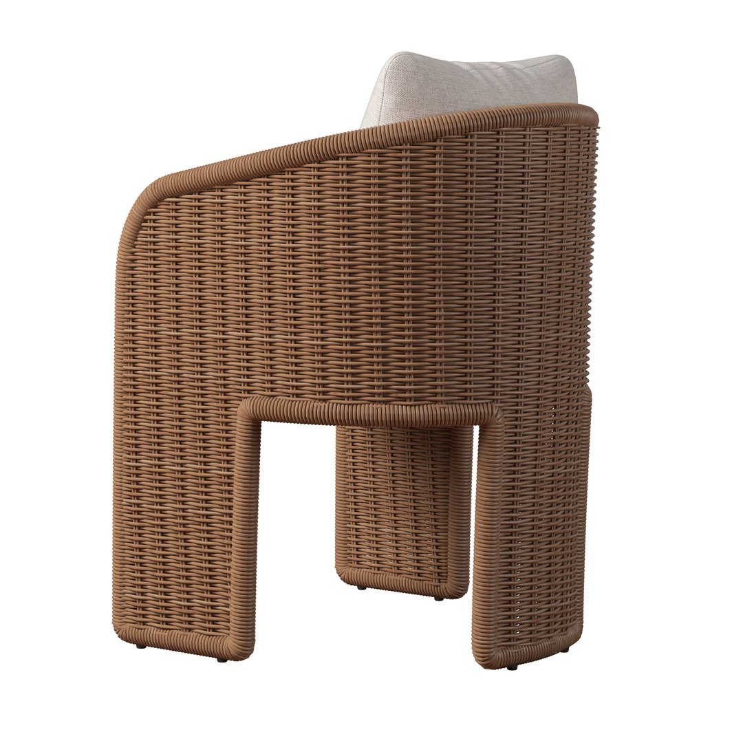 RH LA PAZ DINING CHAIR 3D - TurboSquid 2084997