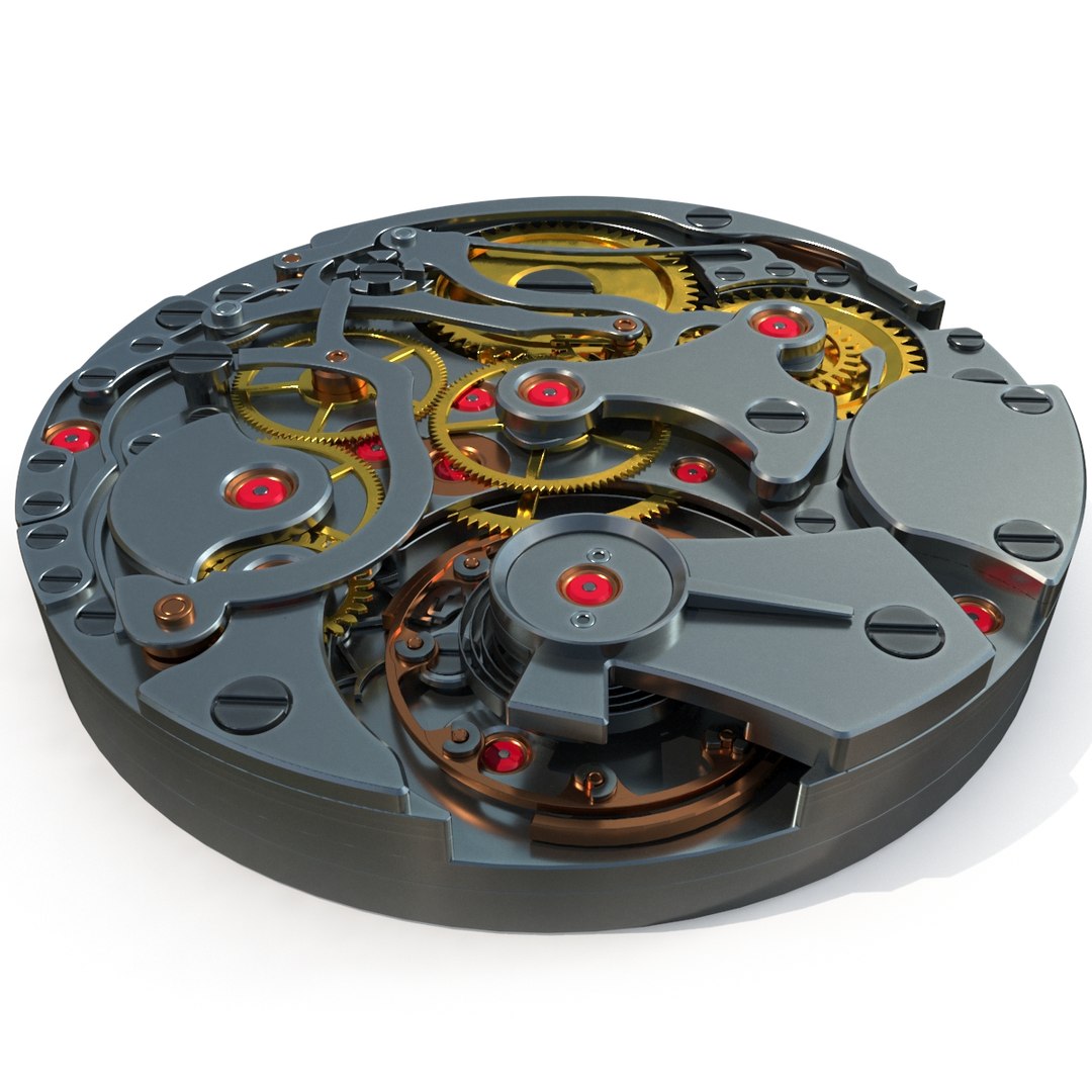 Watch Mechanism Pbr 3D Model - TurboSquid 1498027